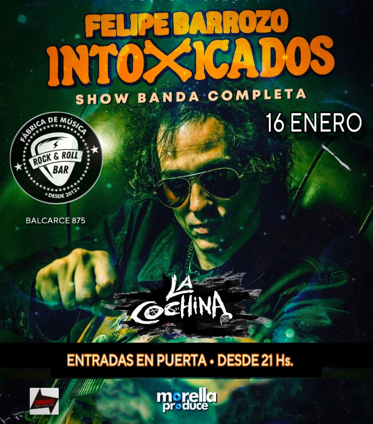 Felipe Barrozo revive el espíritu de Intoxicados en Salta | Radio ...